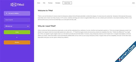 tmail multi domain temporary email system 7 7 xenvn