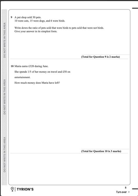 Edexcel Gcse Mathematics Foundation 2025 Predicted Papers 1ma1 Tyrions