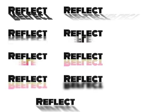 创意字体logo设计，多样阴影文本效果 17素材网