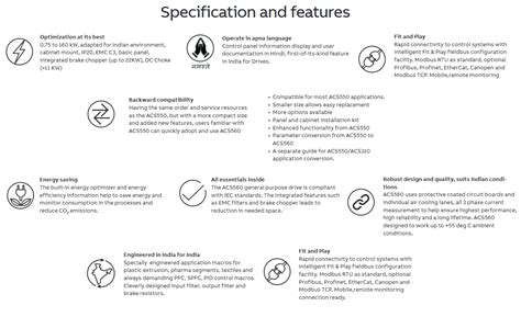 ABB ACS560 Drive Features Application Click2Electro