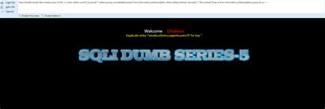 Sqli Labs 学习笔记（less 1 10）welcome Dhakkan Please Input The Id As