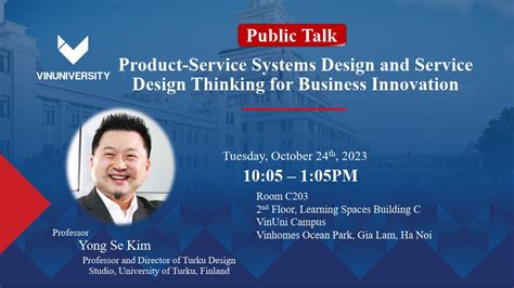 Yong Se Kim On Linkedin Public Talk At Vin University Hanoi Vietnam