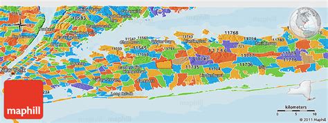 Zip Code Map Long Island New York Dorise Josephine