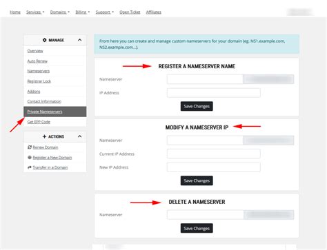 How Can I Register My Own Nameservers For My Domain Solidvps Knowledgebase How Can We Help