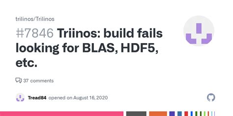 triinos build fails looking for blas hdf5 etc · issue 7846