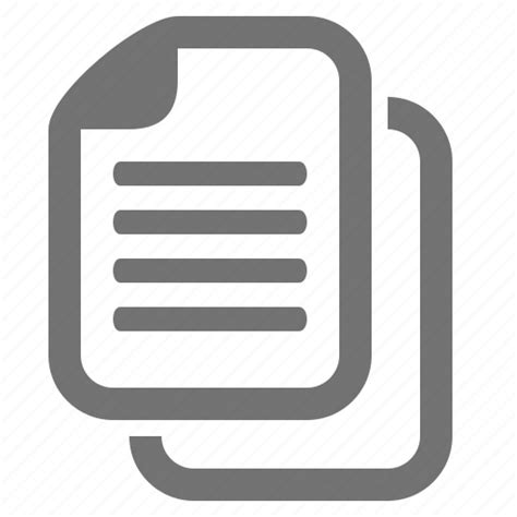 Copy Data Document Duplicate File Paperwork Paste Icon Download On Iconfinder