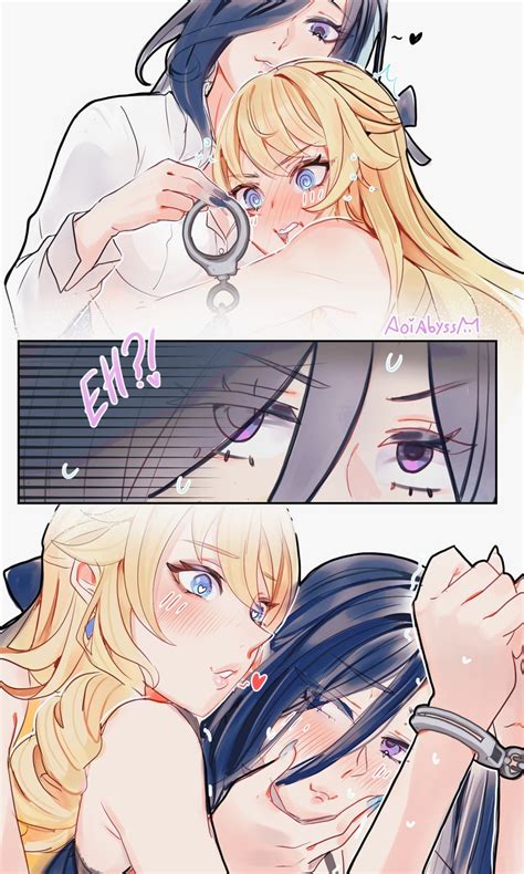 Clorinde And Navia Genshin Impact Drawn By Aoiabyss Danbooru