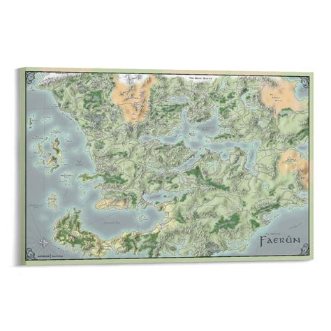 Faerun Map 4e