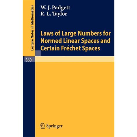 Laws Of Large Numbers For Normed Linear Spaces And Certain Frechet