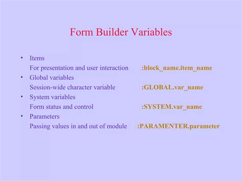 oracle forms create debug triggers ppt