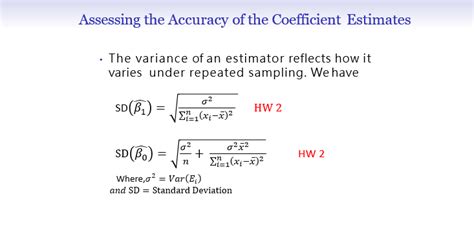 Solved Assessing The Accuracy Of The Coefficient Estimates Chegg Com