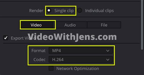 Export Mp4 In Davinci Resolve Best Settings Fix Issues