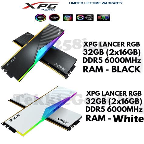 READ DESCRIPTIONS ADATA XPG LANCER RGB DDR FOR INTEL XMP AMD EXPO XPG SPECTRIX D RGB