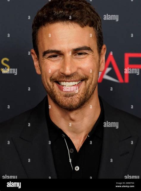 Actor Theo James Poses At The Afi Awards Friday Jan