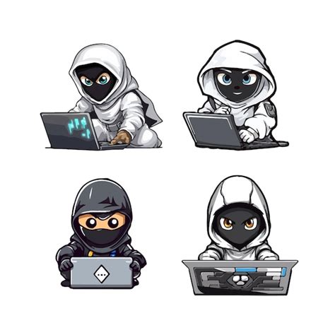 Premium Vector Desenho Vetorial De Ninja Hacker