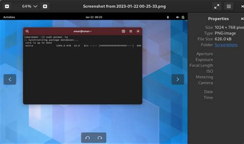 Arch Linux Desktop Screenshots