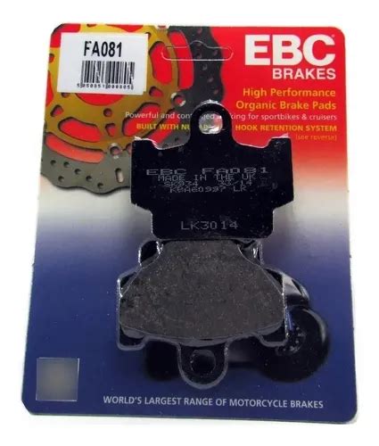 Pastilla Freno Del Yamaha Virago 250 89 94 Ebc Fa081 Envío Gratis