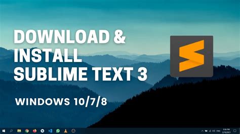 How To Install Sublime Text 3 On Windows 10 Download Sublime Text 3 On Windows 10 Youtube