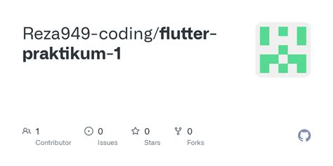 Github Reza949 Codingflutter Praktikum 1