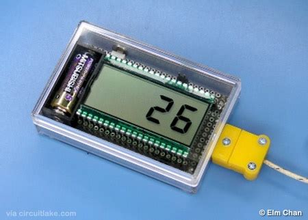 AVR Thermocouple Temperature Meter Using ATmega164 Microcontroller