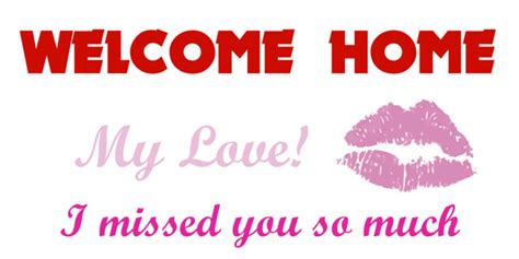 Welcome Home Love Car Magnet
