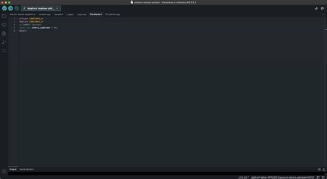 How To Create Constants That Can Be Used Across An Arduino Project