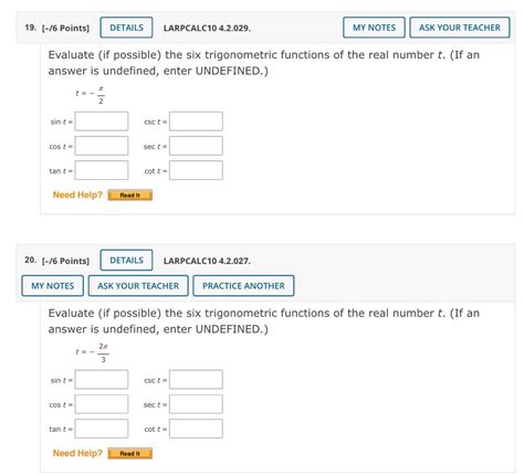 Answered Evaluate If Possible The Six Bartleby