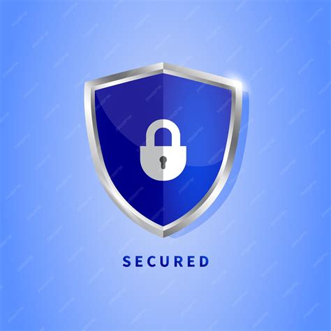 Premium Vector Vector Lock Shield Cyber Security Technology