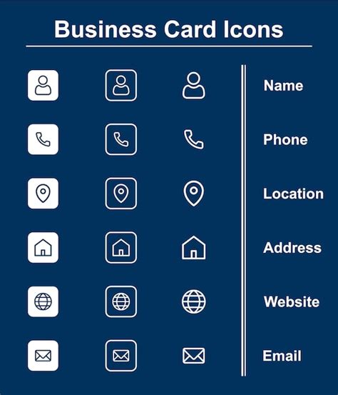 Page 2 Business Card Icons Vectors And Illustrations For Free Download
