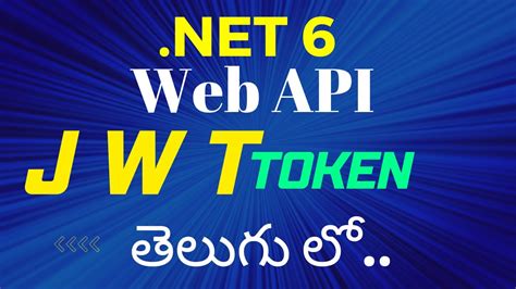 Jwt Authentication And Authorization In Net 6 Web Api Youtube