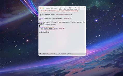 Emacs Mac Port 毛玻璃背景 Emacs General Emacs China