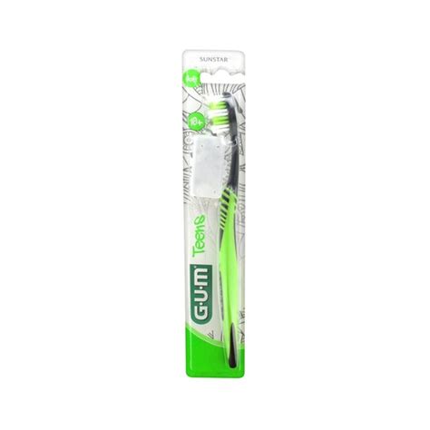 Gum Teens 904 Toothbrush For Teenagers 10 In Different Colors 1 Piece