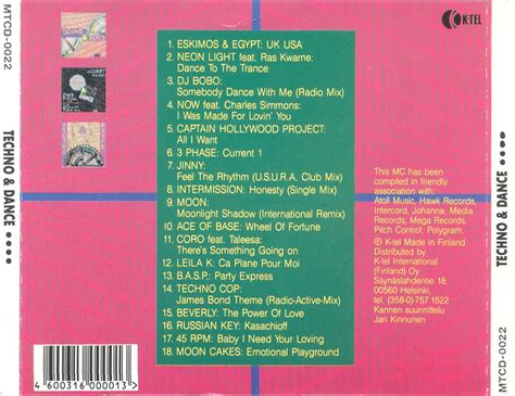 Dance Vs House Techno And Dance 4 Cd Compilation 1993