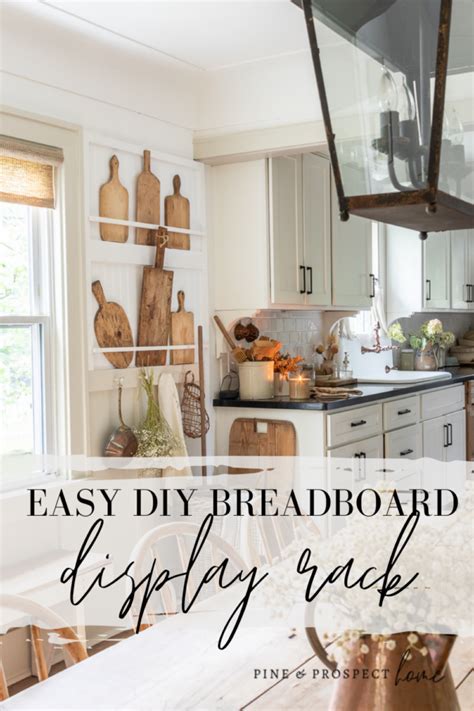 Diy Easy Breadboard Display Rack Build A Budget Friendly Display Pine And Prospect Home