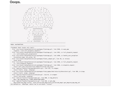 handle invalid parameters including missing object in webserver · issue 8171 · apache airflow