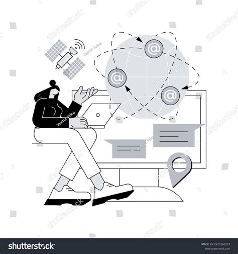 Global Web Connection Abstract Concept Vector Stock Vector Royalty Free 2229163257 Shutterstock