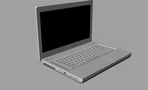 3d模型分享：笔记本电脑模型 知乎