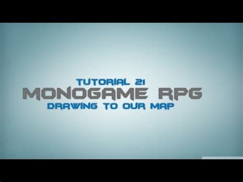 C Monogame RPG Made Easy Tutorial 21 Drawing To Our Map Video Lecture Monogame Tutorial