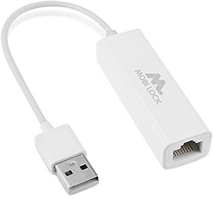 M Mobi Lock USB Ethernet LAN Network Adapter Compatible For MacBook Air MacBook Pro