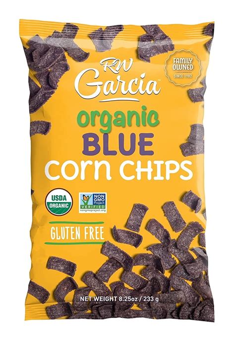 R W Garcia Organic Corn Chips Blue Corn 75 Oz