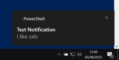 native toast notifications not displaying on windows 10 microsoft
