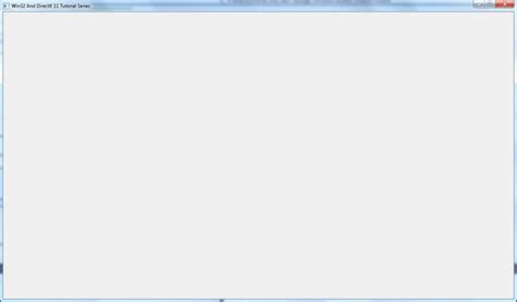 Game Development With Win32 And Directx 11 Part 01 The Basic Framework General And Gameplay