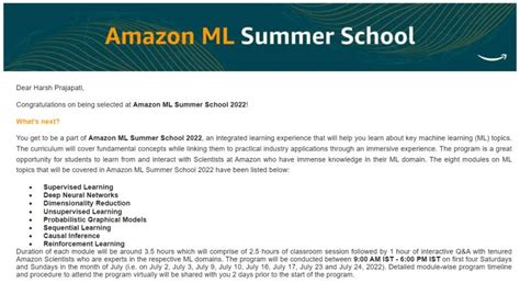 Harsh Prajapati On Linkedin Ml Amazon School Machinelearning