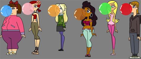 Total Drama Revenge Of The Island Girls Gum By Mrentertainment On