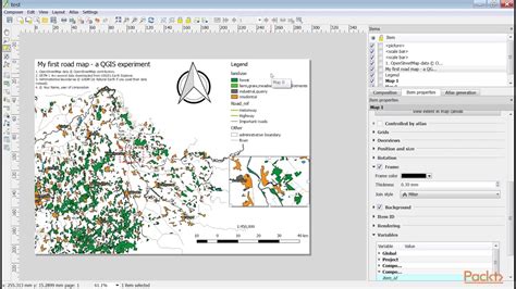 Practical Gis Fundamentals Of Open Source Gis Creating Printable Maps Youtube