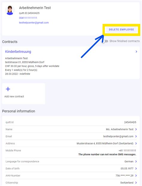 How Can I Remove An Employee From The Customer Account Quitten