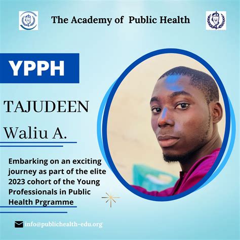Tajudeen Waliu On Linkedin Ypph2023 Publichealth 11 Comments