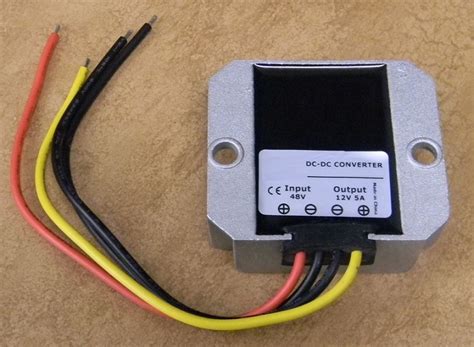 DC DC Converter 48V 12V DC 5A 60W Electric Car Parts Co