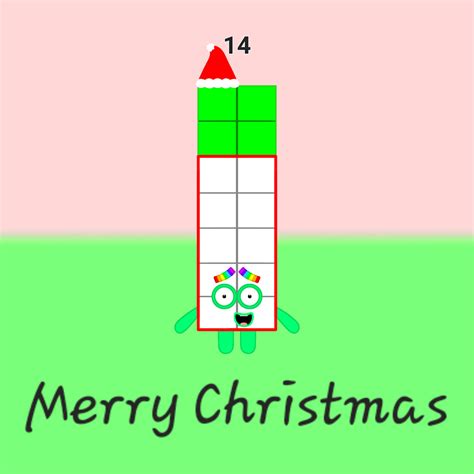 Numberblocks 14 Sleeps Until Christmas By December24thda On Deviantart