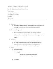 Phys A Physics Laboratory Report Docx Phys A